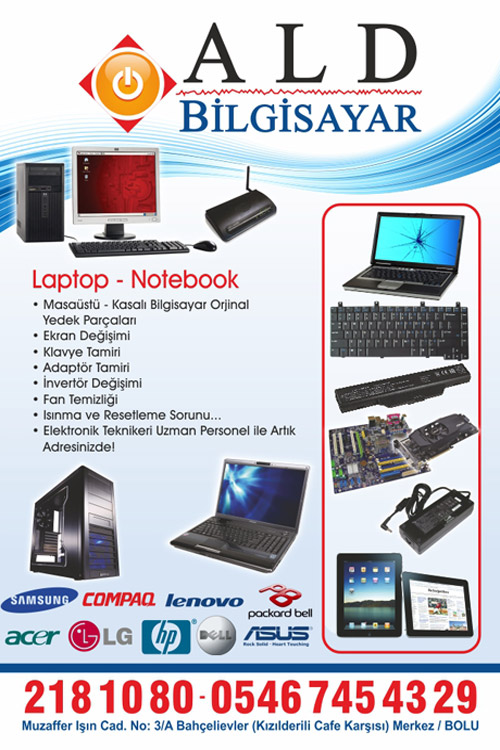 Bilgisayar Satış - Tamir El İlanı 01