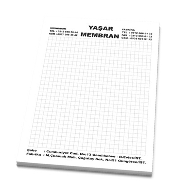 Tutkallı Bloknot Örnekleri 05